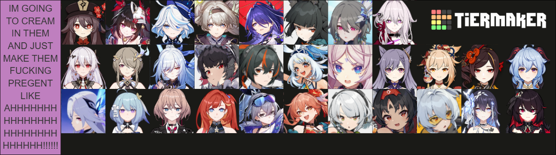 All HoYoverse Characters (Genshin, Honkai, ToT, ZZZ, GGZ) Tier List ...