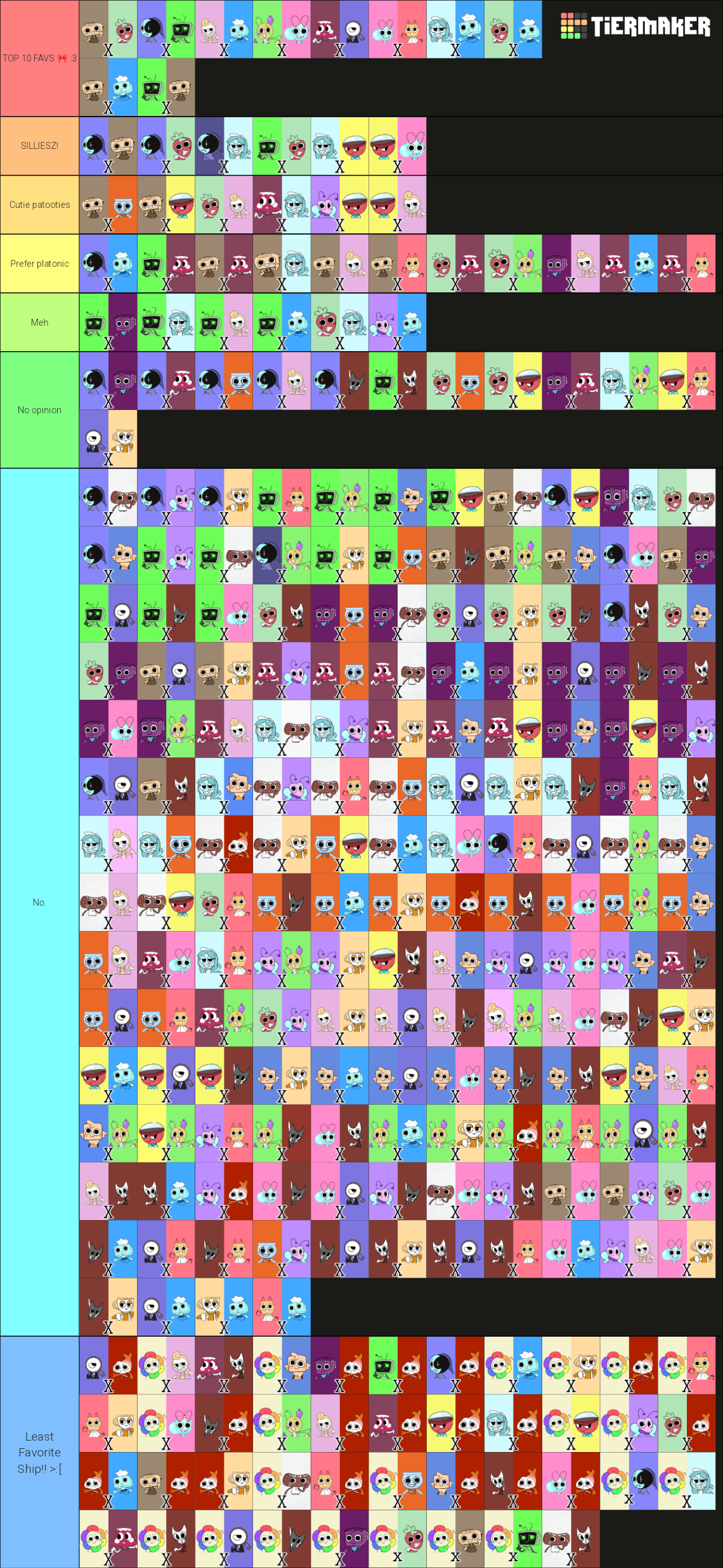 Dandy's World Ship Tier List (Community Rankings) - TierMaker