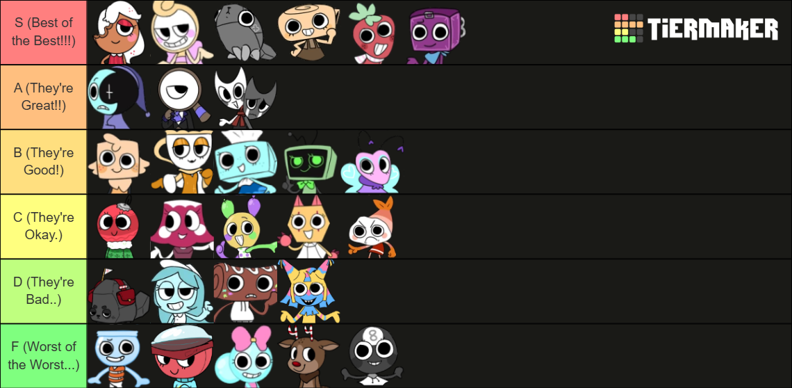 Dandy's World: Toon Tier List (Community Rankings) - TierMaker