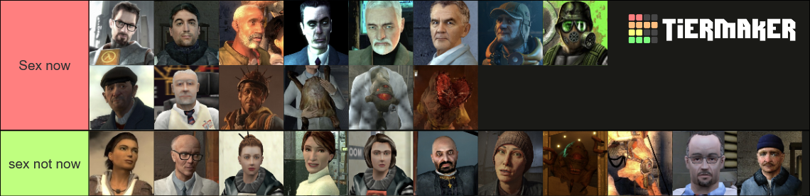 half-life characters Tier List (Community Rankings) - TierMaker