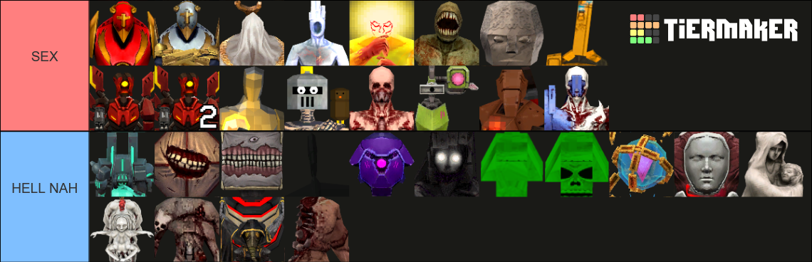 ULTRAKILL Enemies (Including P-2) Tier List (Community Rankings ...