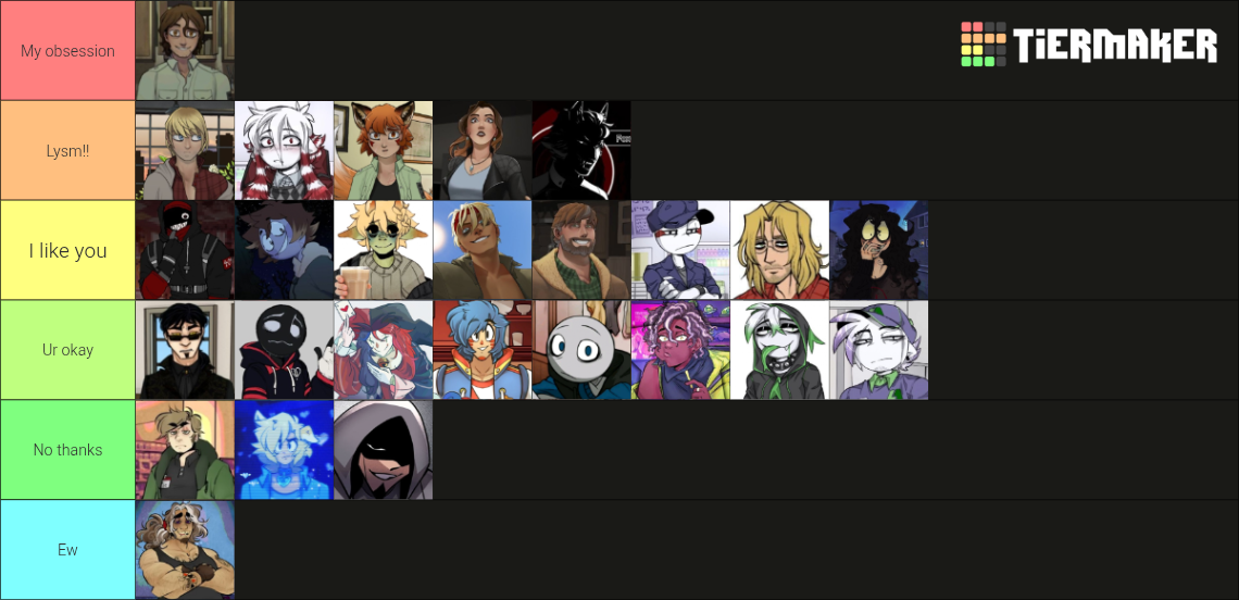 Visual Novel Yandere Games Tier List (Community Rankings) - TierMaker