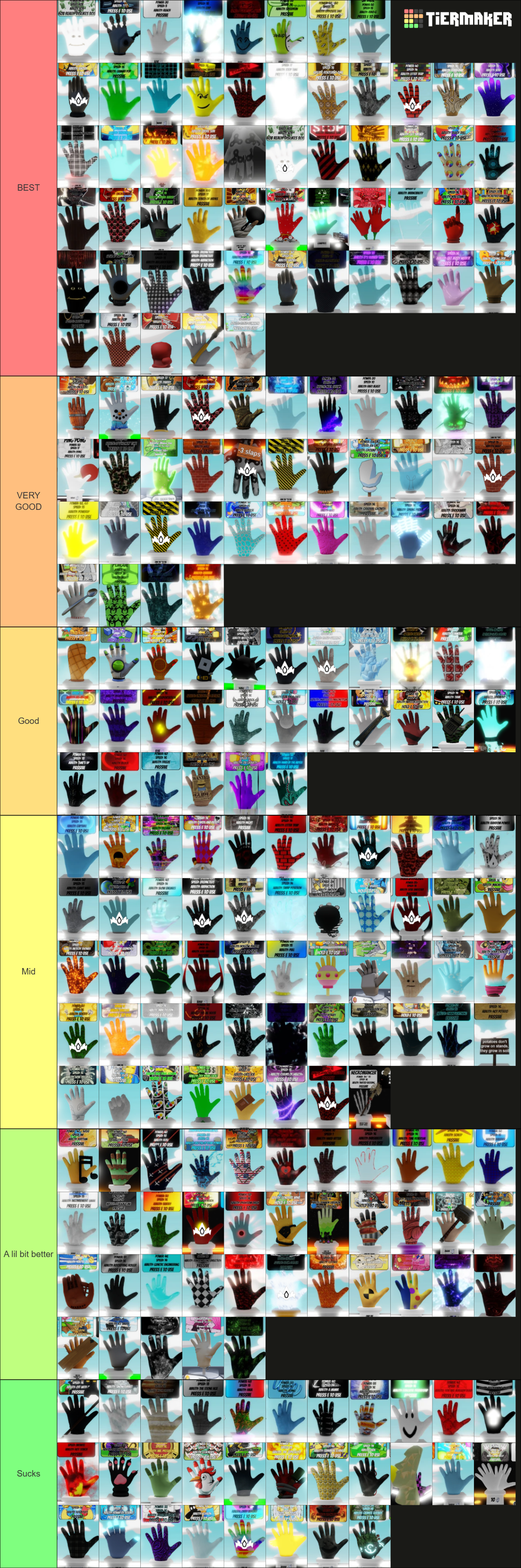 Slap Battles (UPDATED TO FLICK 4/11/2025) Tier List (Community Rankings ...