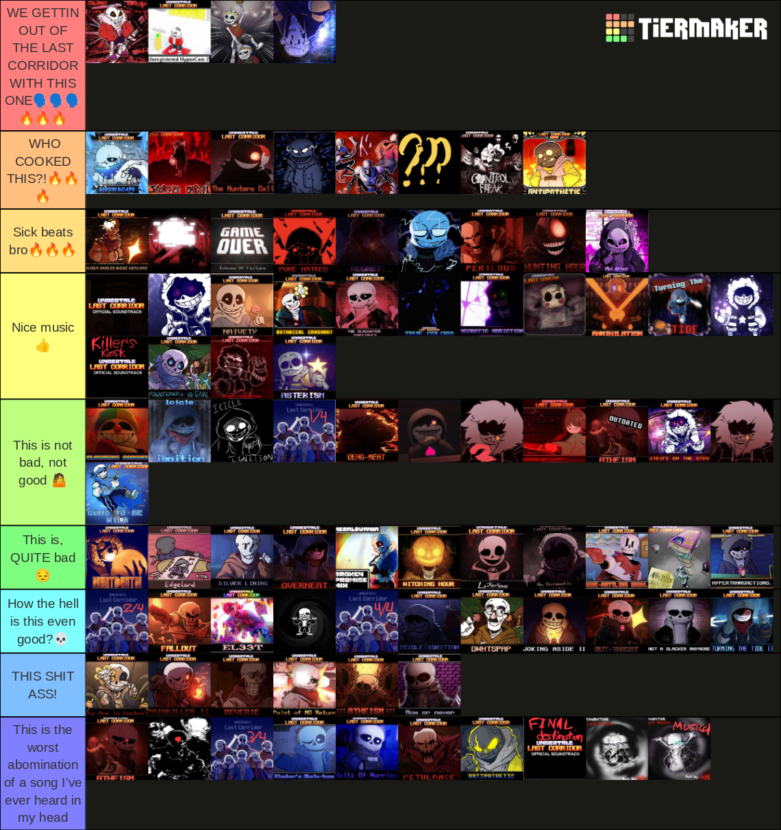 Ulc Music Tierlist Tier List Community Rankings Tiermaker