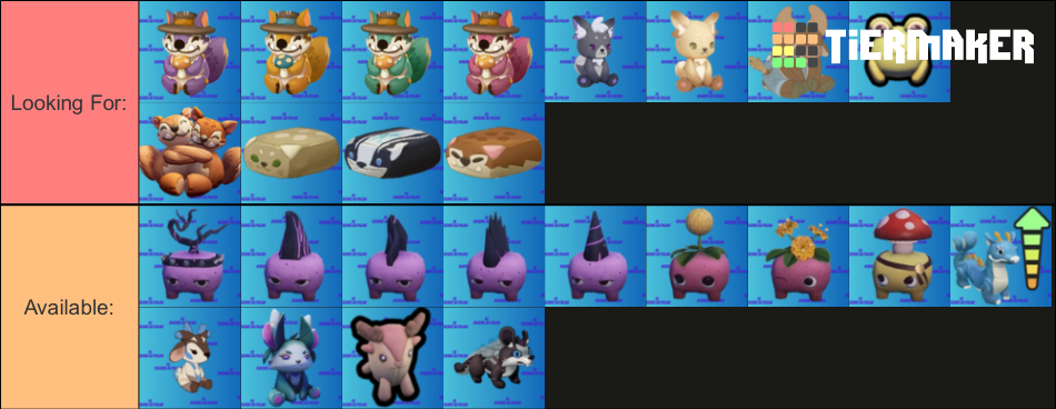 Palia Plushie Trafficking Tier List (Community Rankings) - TierMaker