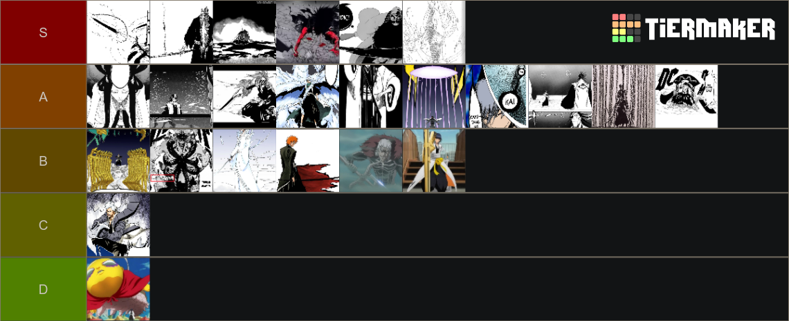 All bankai in bleach Tier List (Community Rankings) - TierMaker