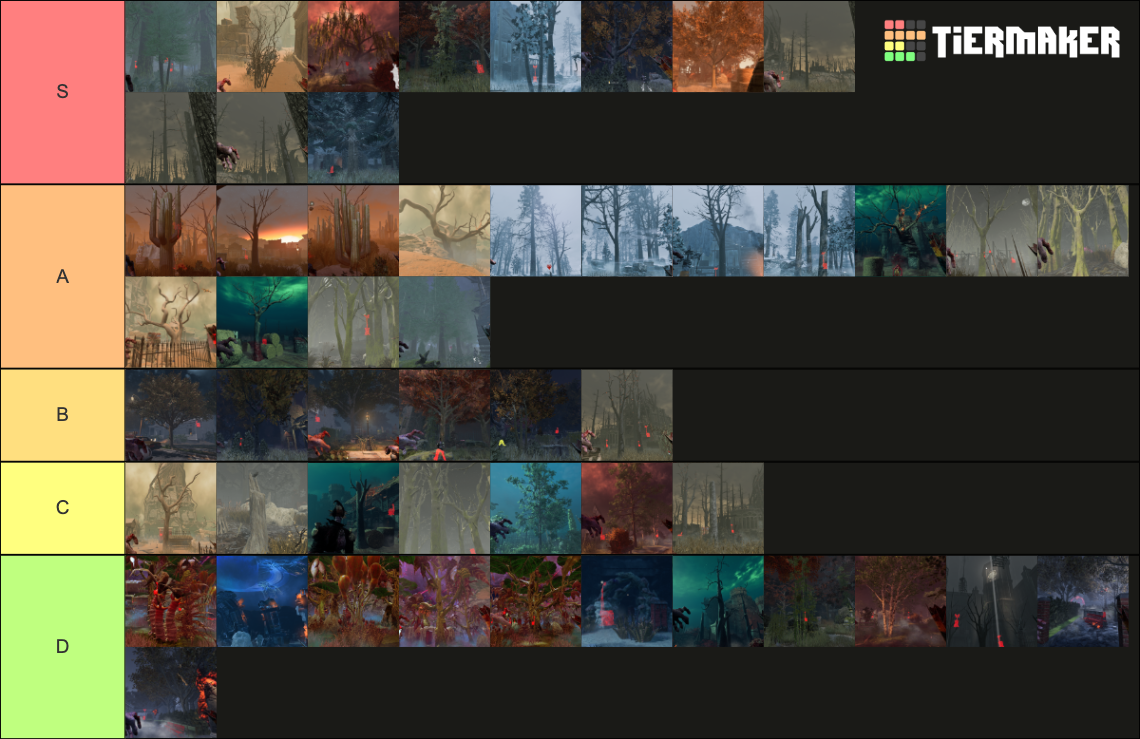 Tree | Every Map Tier List (Community Rankings) - TierMaker