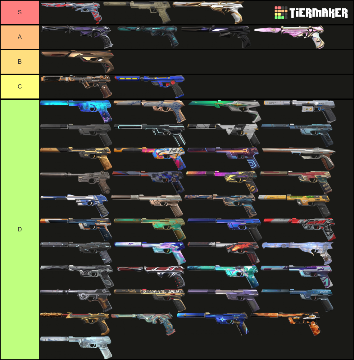 Valorant Ghost Skins (December 2024) Tier List (Community Rankings ...