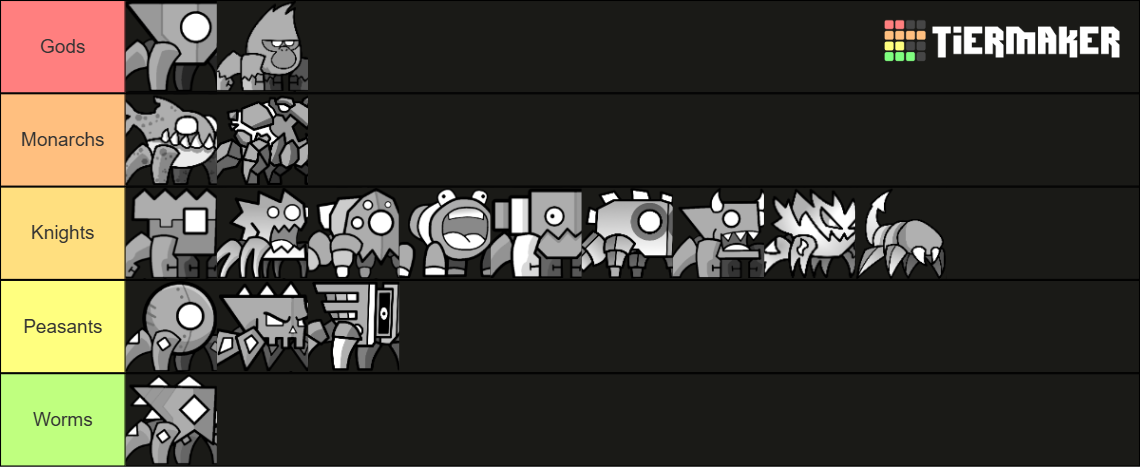 Geometry Dash Spiders Tier List (Community Rankings) - TierMaker