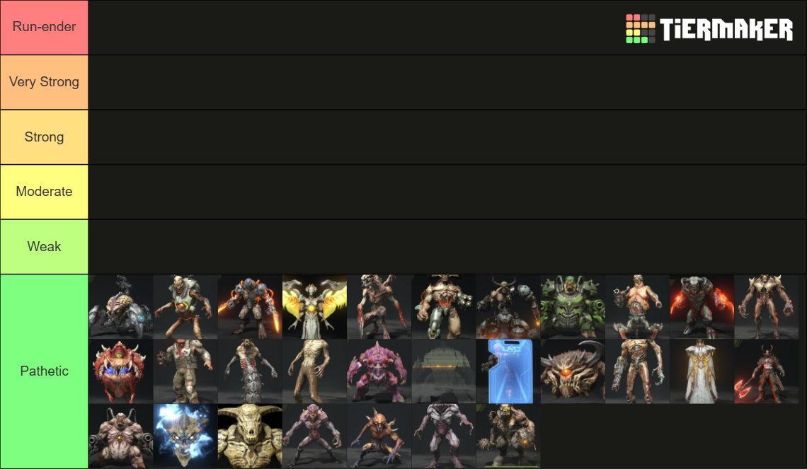 DOOM Eternal Demons Tier List (Community Rankings) - TierMaker