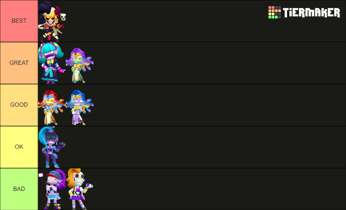 EMZ SKINS 2025 Tier List (Community Rankings) - TierMaker