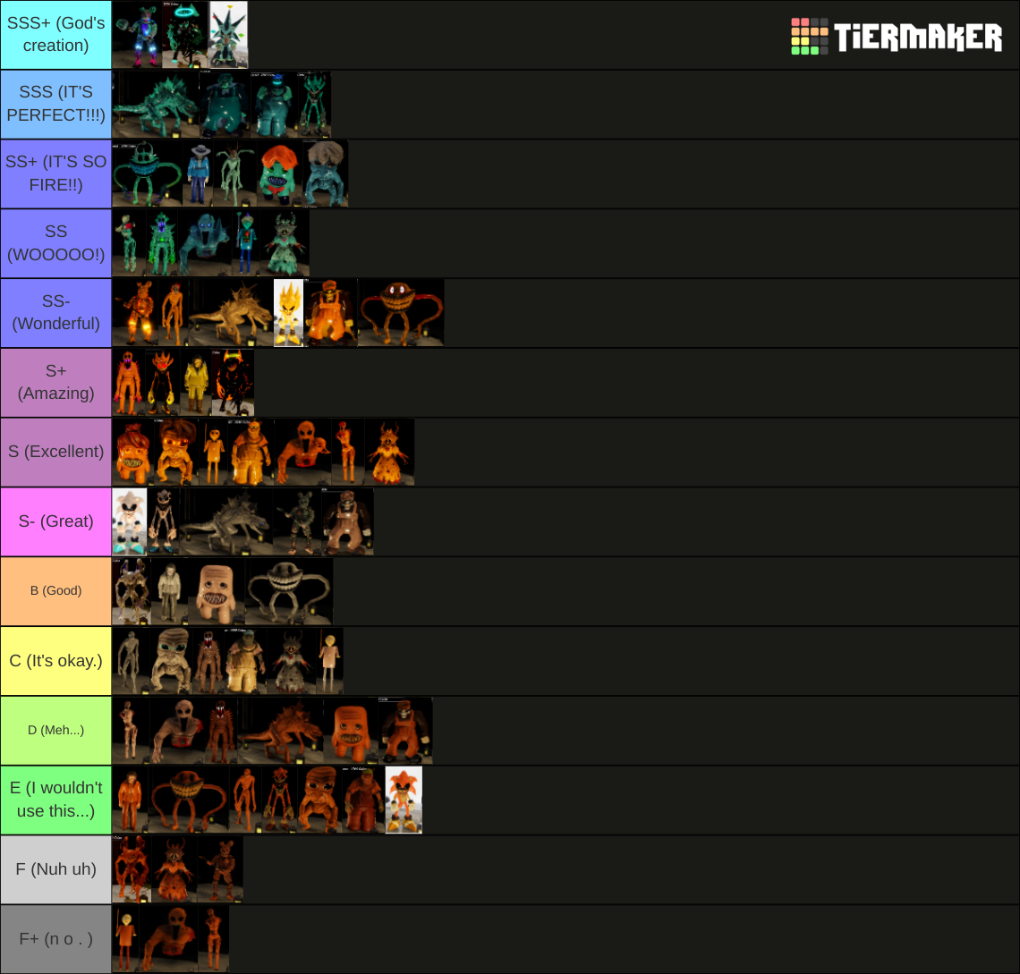 Pillar Chase 2 ALL RANKED SKINS (TINKY WINKY UPDATE) Tier List ...