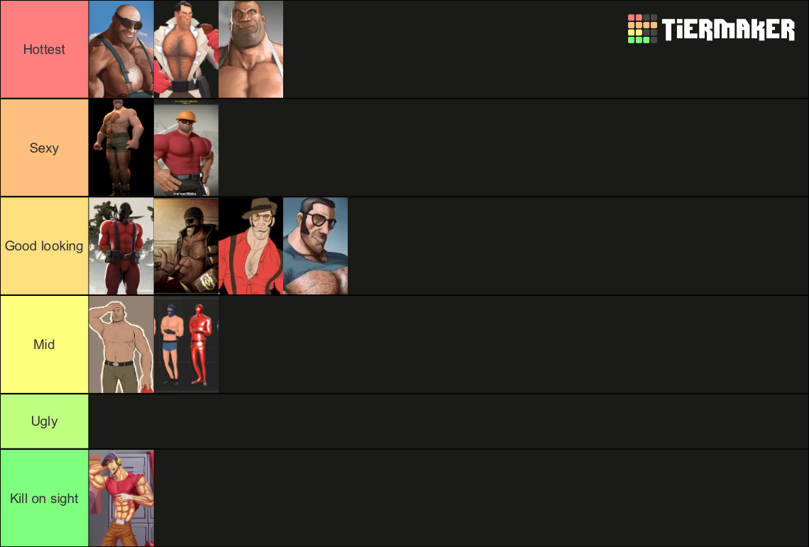 Buff tf2 mercs Tier List (Community Rankings) - TierMaker