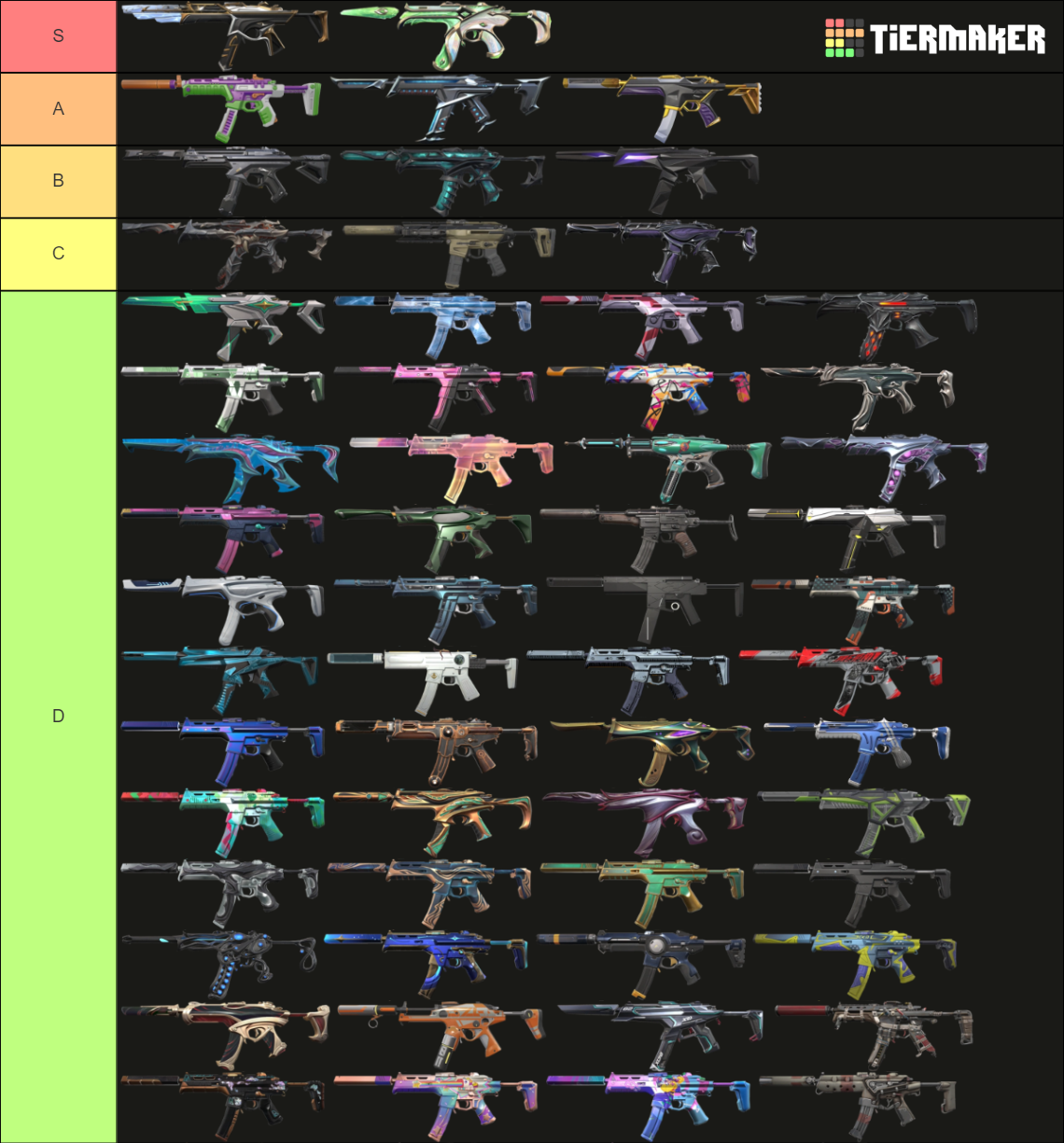 Valorant Spectre Skins (March 2025) Tier List (Community Rankings ...