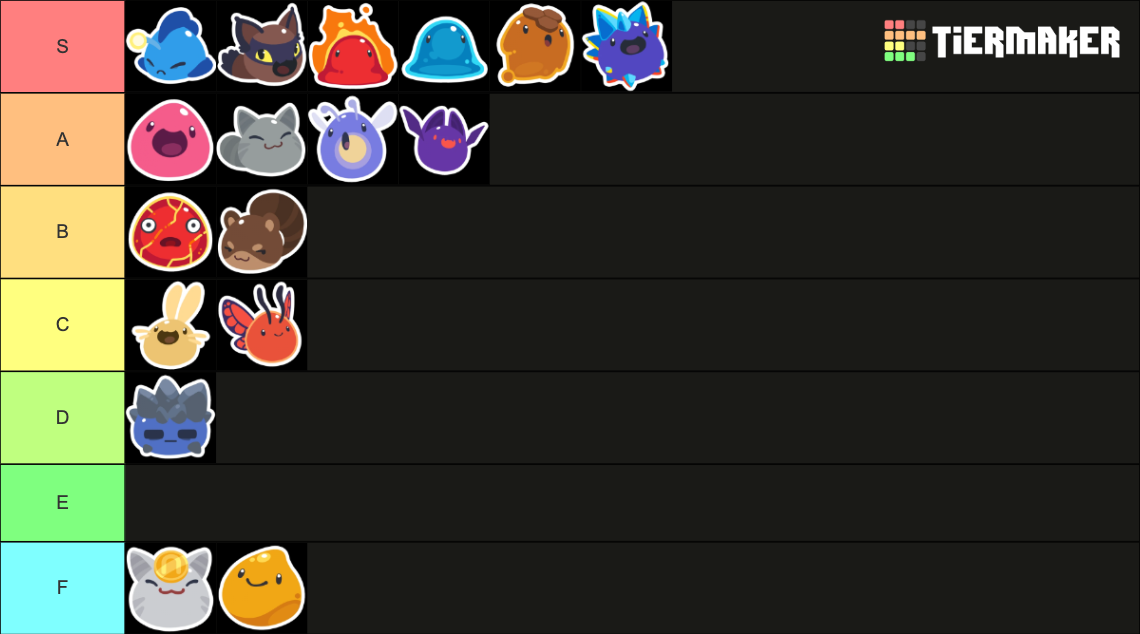 slime rancher 2 every single slimes Tier List (Community Rankings ...