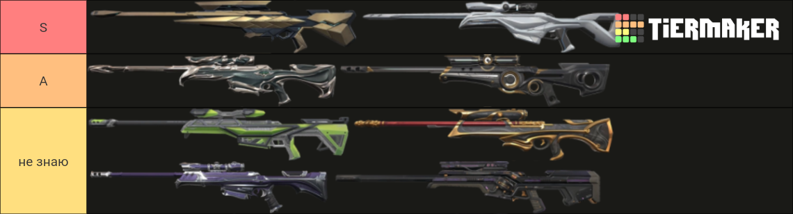 Valorant Operator Skins (January 2025) Tier List (Community Rankings ...