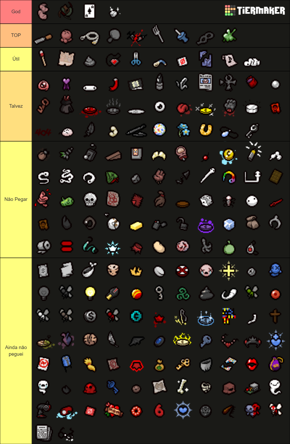 The Binding of Isaac: Repentance | All the trinkets Tier List (Community Rankings) - TierMaker