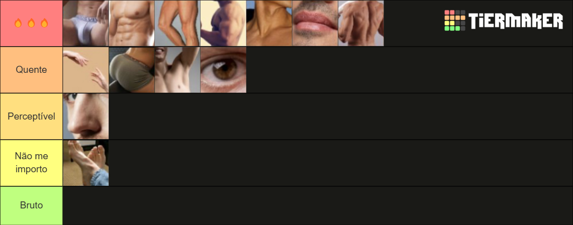 Mens Body Parts Tier List (Community Rankings) - TierMaker