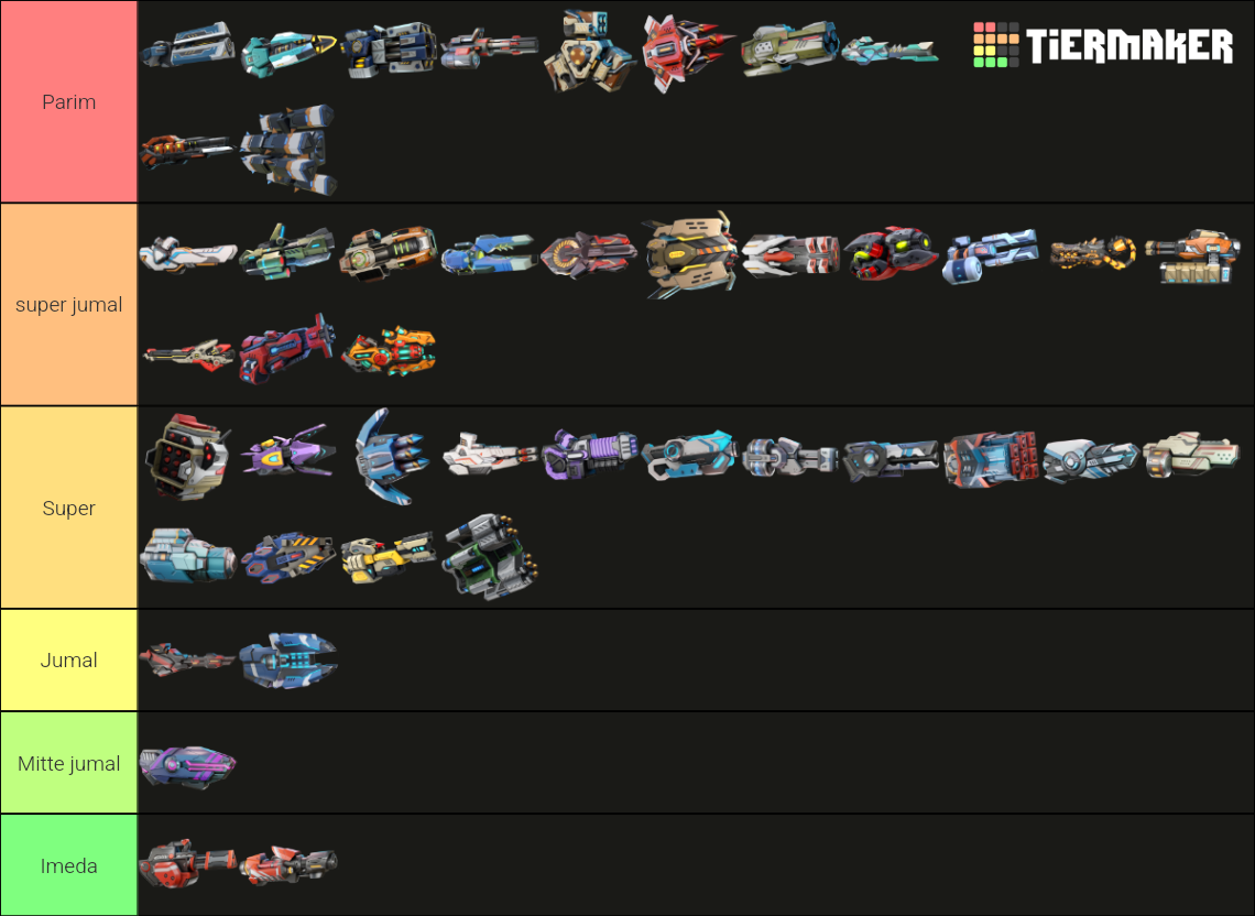 Mech Arena Weapons (Aug 2025) Tier List (Community Rankings) - TierMaker