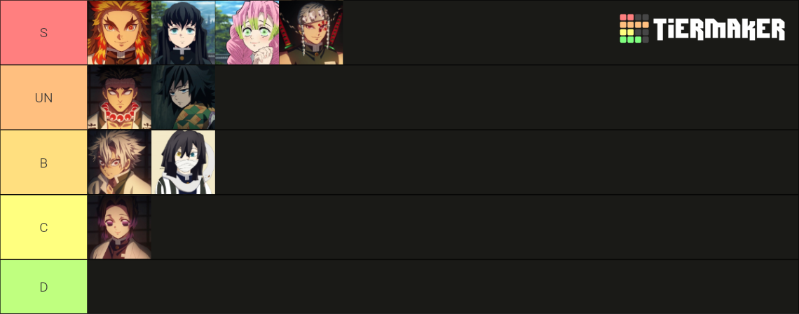 demon slayer pillars Tier List (Community Rankings) - TierMaker