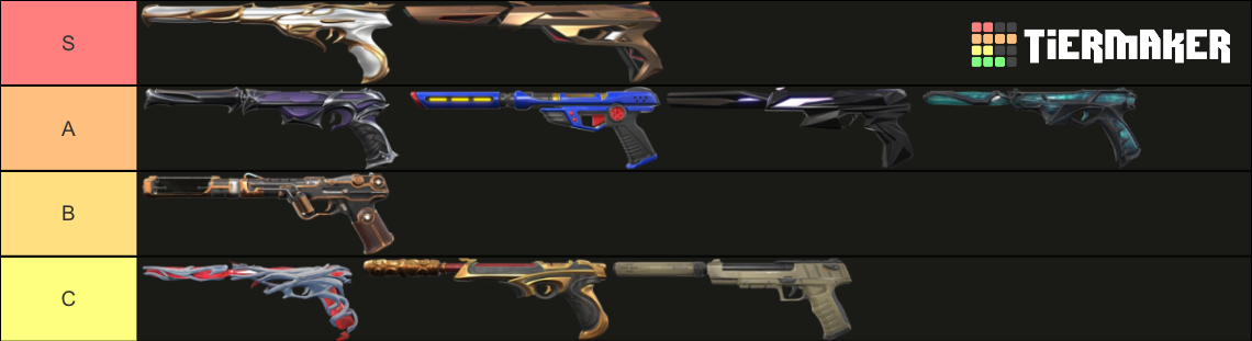 Valorant Ghost Skins (December 2024) Tier List (Community Rankings ...