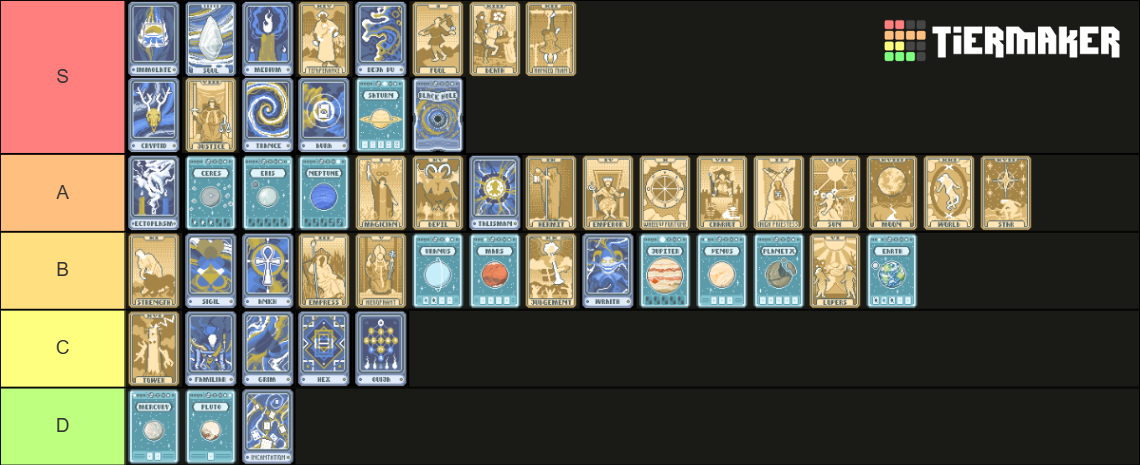 Balatro Consumables Tier List (Community Rankings) - TierMaker