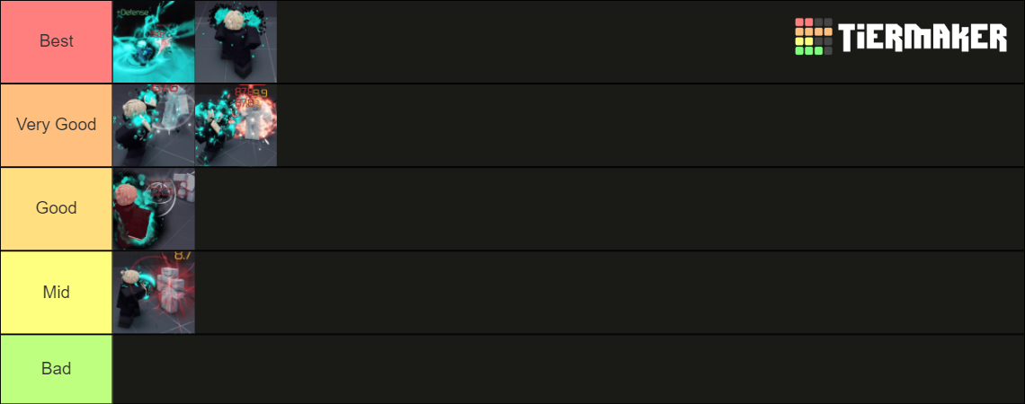 Cursed Energy Nature Tier List (Community Rankings) - TierMaker