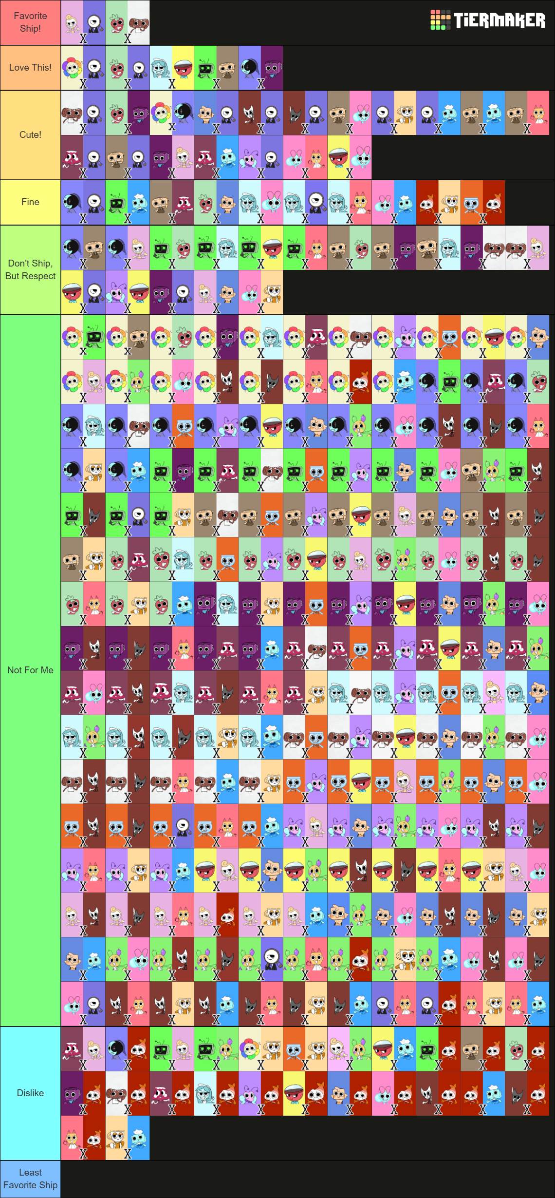 Dandy's World Ship Tier List (Community Rankings) - TierMaker