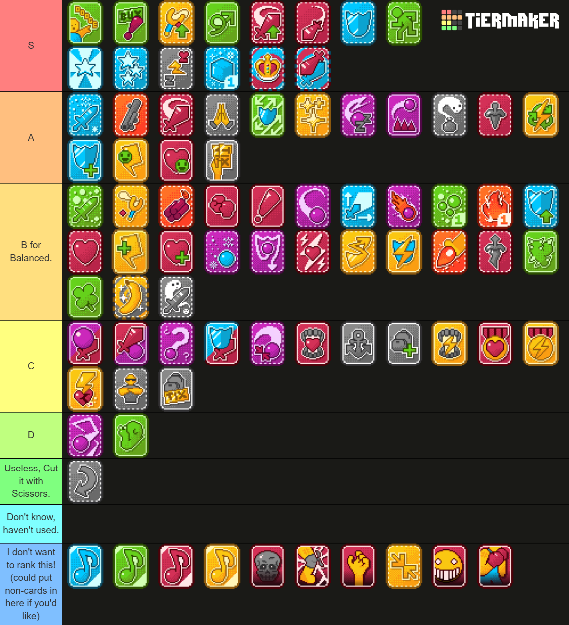 Definitive Block Tales Card Tier List Community Rankings Tiermaker