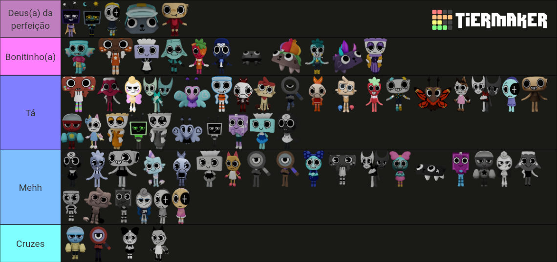 Dandys world Skins (ALL SKINS) Tier List (Community Rankings) - TierMaker