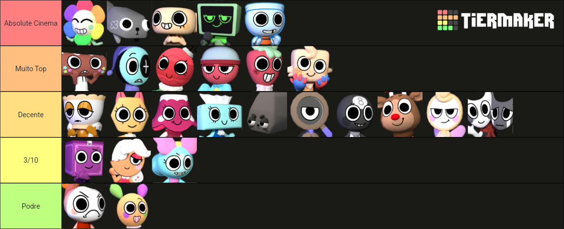 Dandy's World (Roblox) - Toons and Trinkets Tier List (Community ...