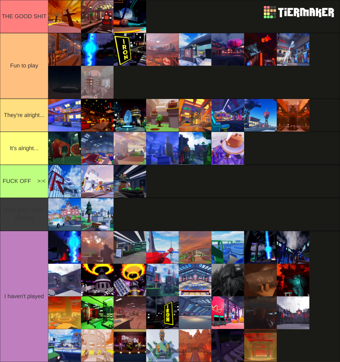 PHIGHTING! MAPS TIER LIST Tier List (Community Rankings) - TierMaker