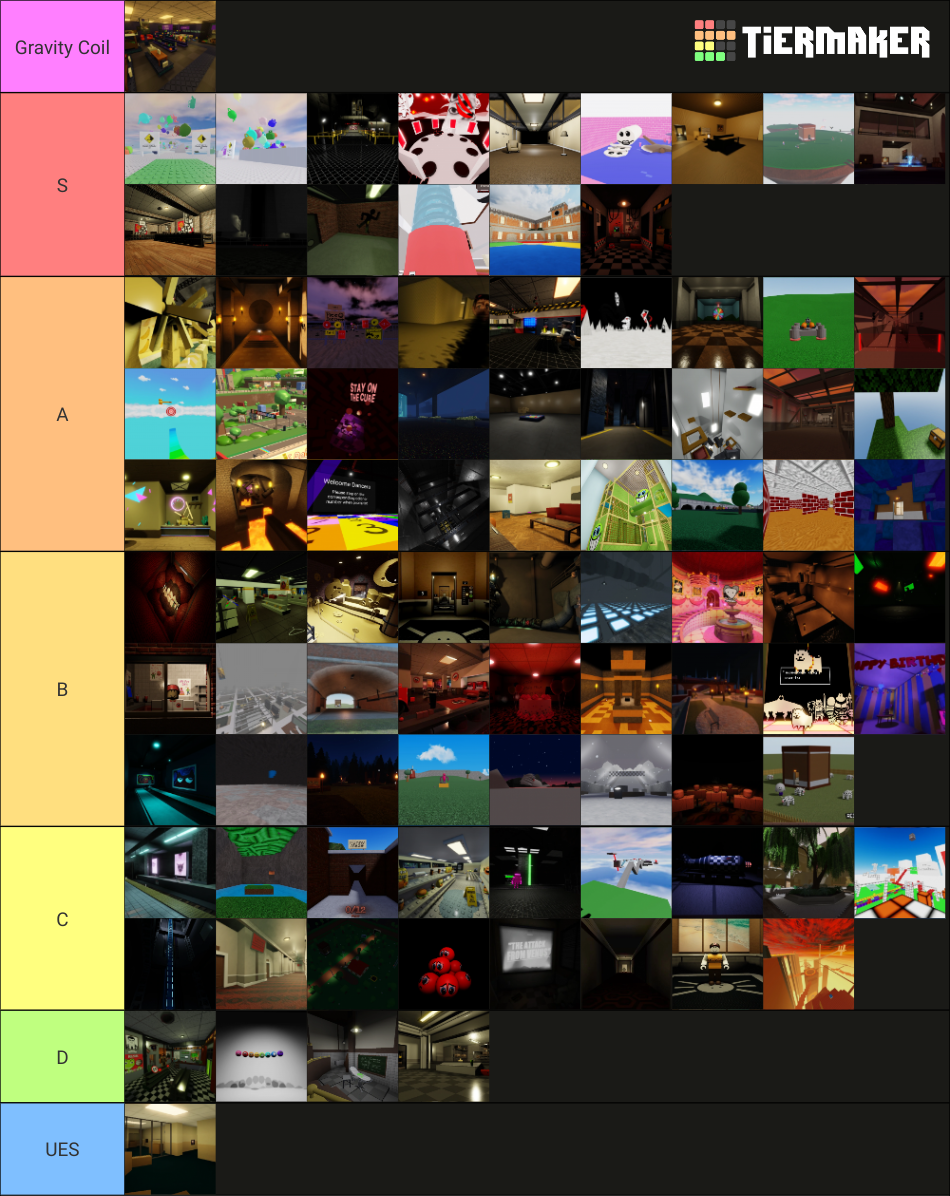 Roblox Regretevator Floors Tier List (Community Rankings) - TierMaker