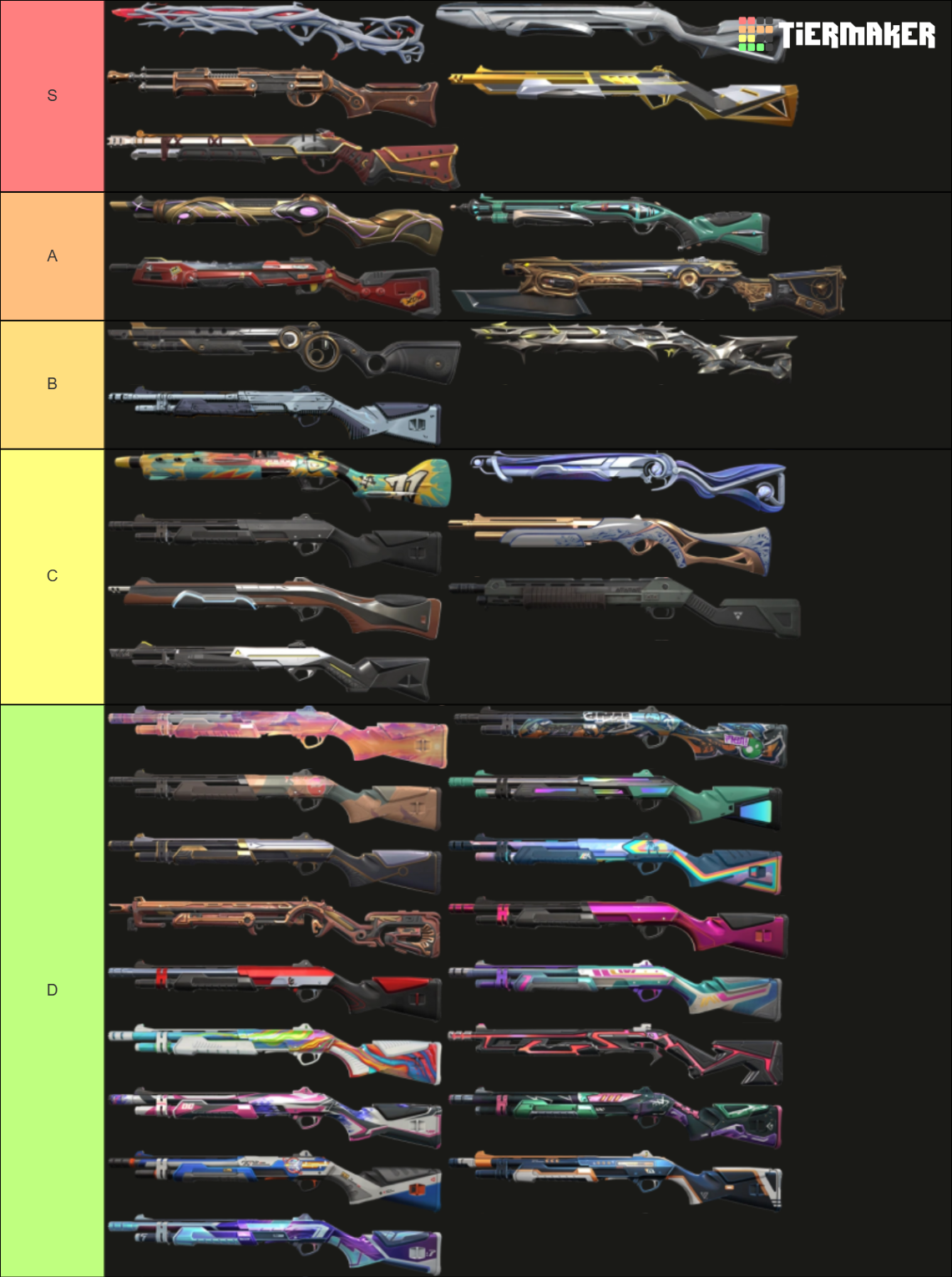 Valorant Bucky Skins (April 2025) Tier List (Community Rankings ...