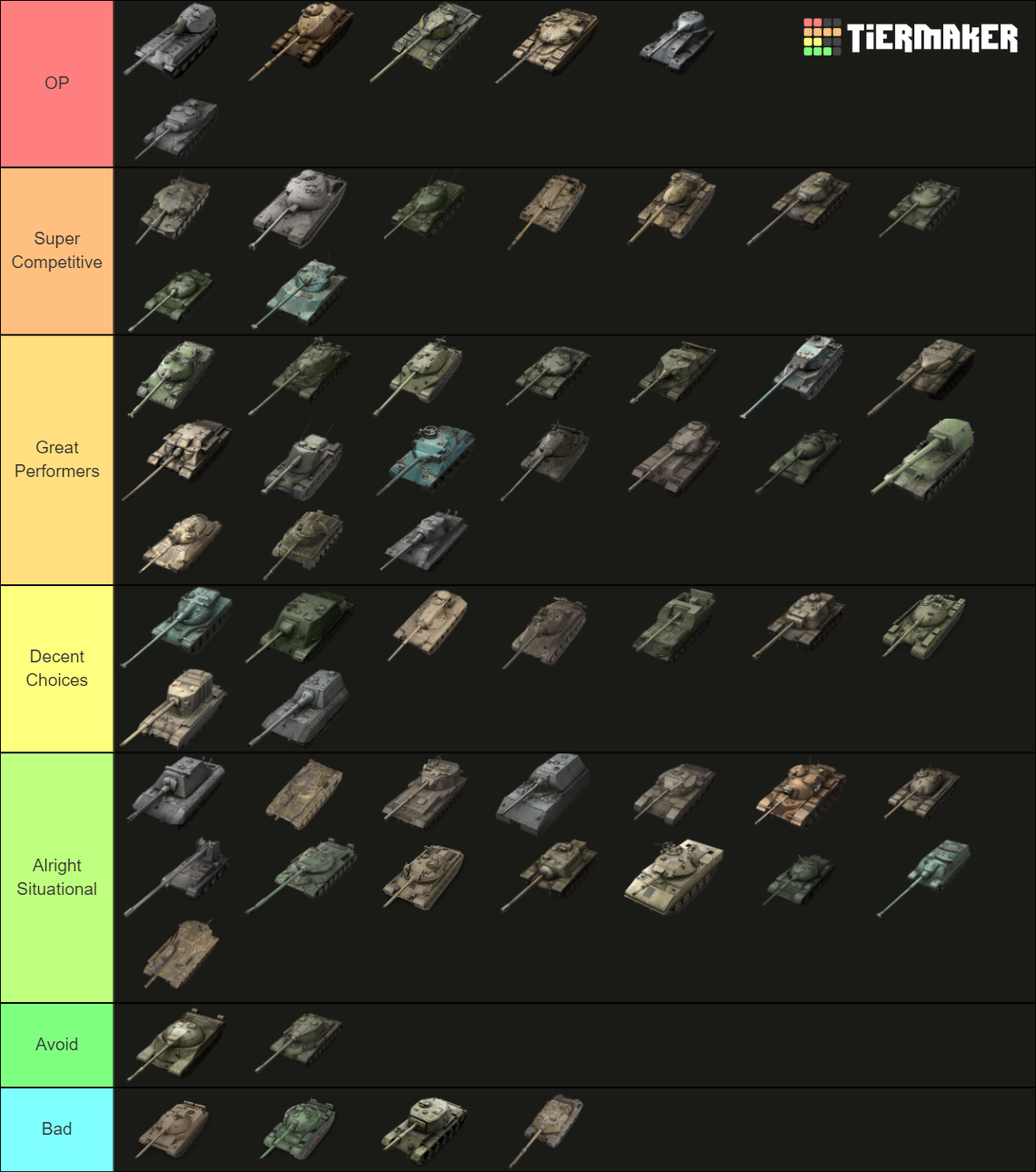 World of Tanks Blitz Tier 10 (Update 10.3 - Sep 2023) Tier List ...
