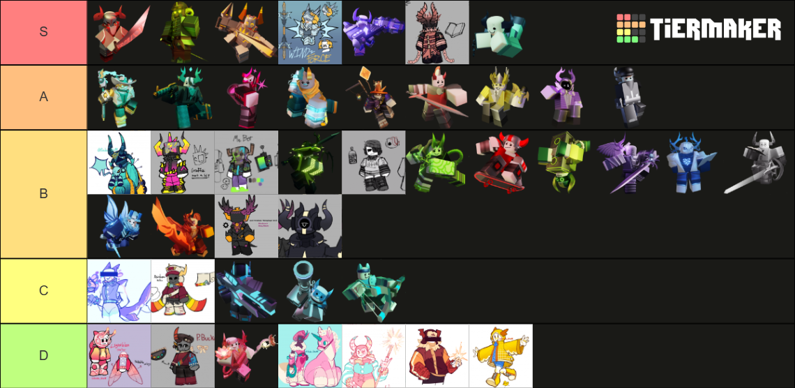 PHIGHTING! characters (playable + lore/npc) Tier List (Community ...