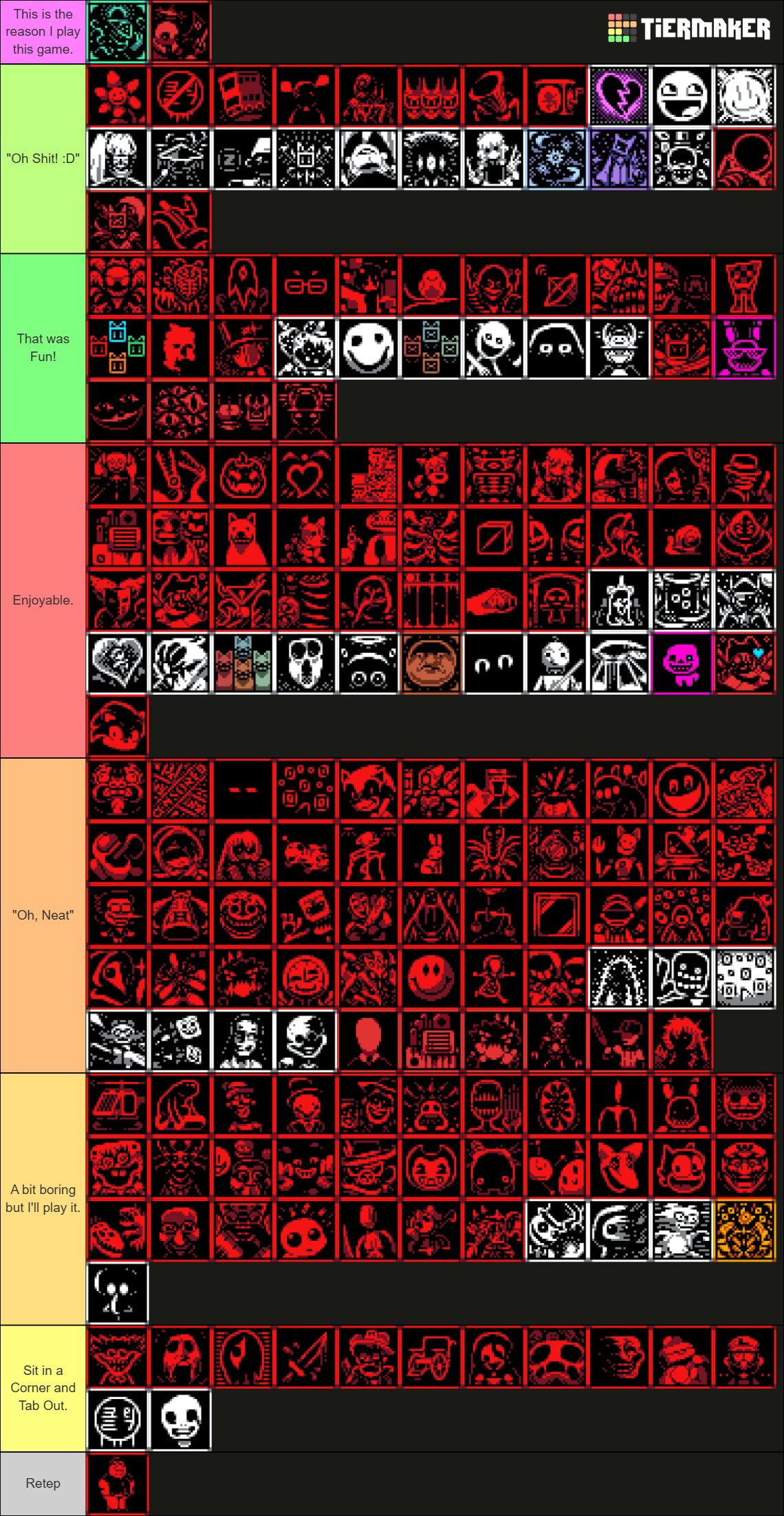 Terrors of Nowhere Terror Tierlist (Joyous Update Edition) Tier List ...