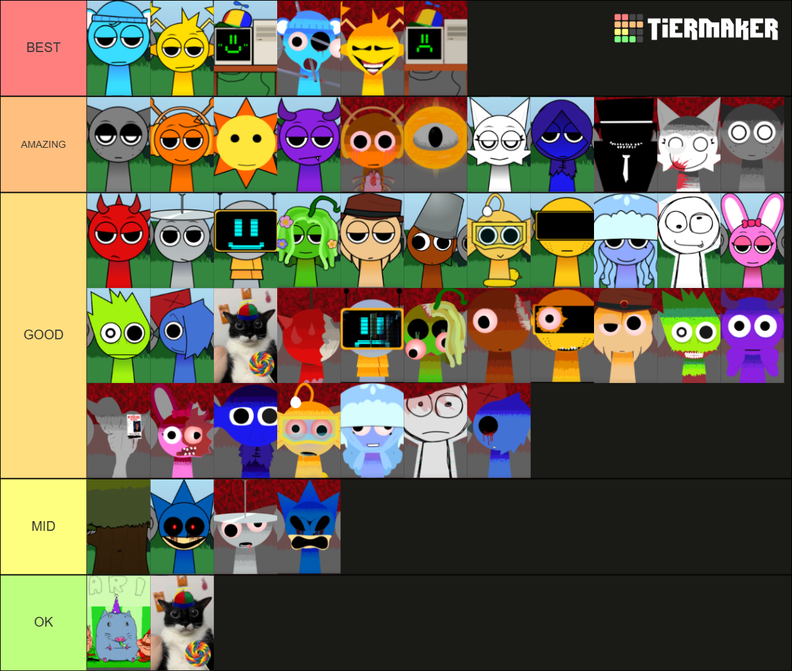 Incredibox: Sprunki Retake Tier List (Community Rankings) - TierMaker