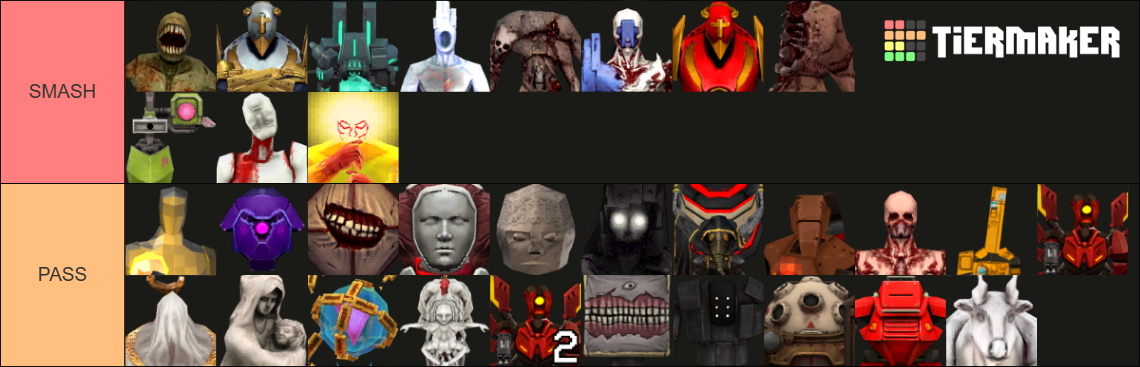 ULTRAKILL Enemies and Bosses Tier List (Community Rankings) - TierMaker