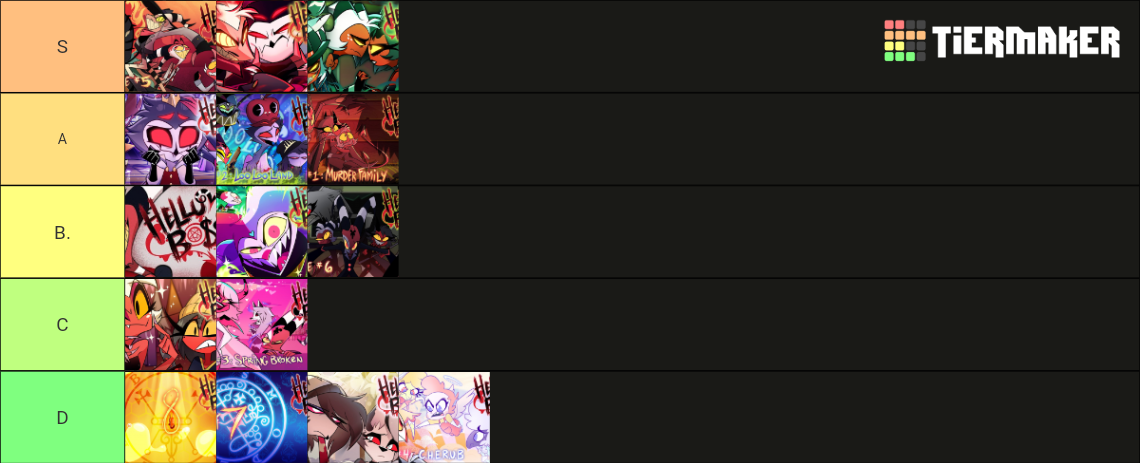Helluva Boss Episodes Tier List (Community Rankings) - TierMaker
