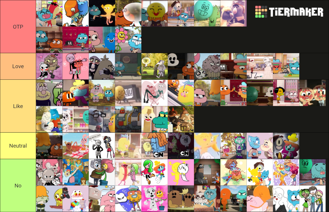 TAWOG ships Tier List (Community Rankings) - TierMaker