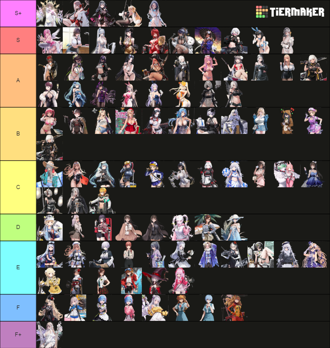 GODDESS OF VICTORY: NIKKE All Skins Tier List (Community Rankings) - TierMaker