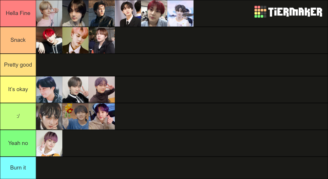 Ranking Enhypen members hair colors: Jungwon Tier List (Community ...
