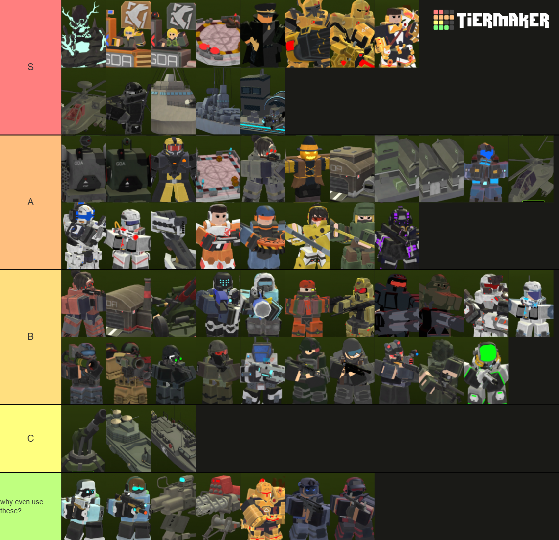 TDX Towers [HALLOWEEN+2PATH IMG] Tier List (Community Rankings) - TierMaker