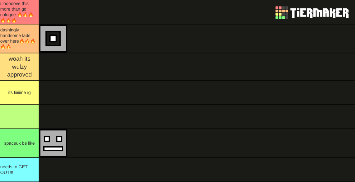Geometry Dash Cubes Tier List (Community Rankings) - TierMaker