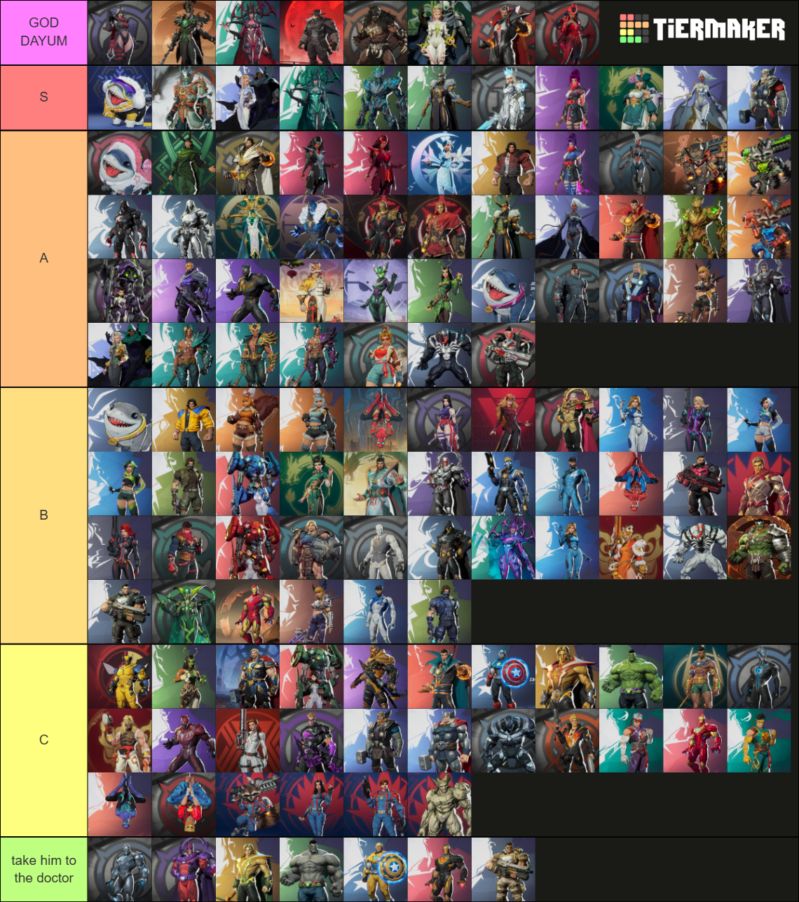 Marvel Rivals Skins Tier List (Community Rankings) - TierMaker