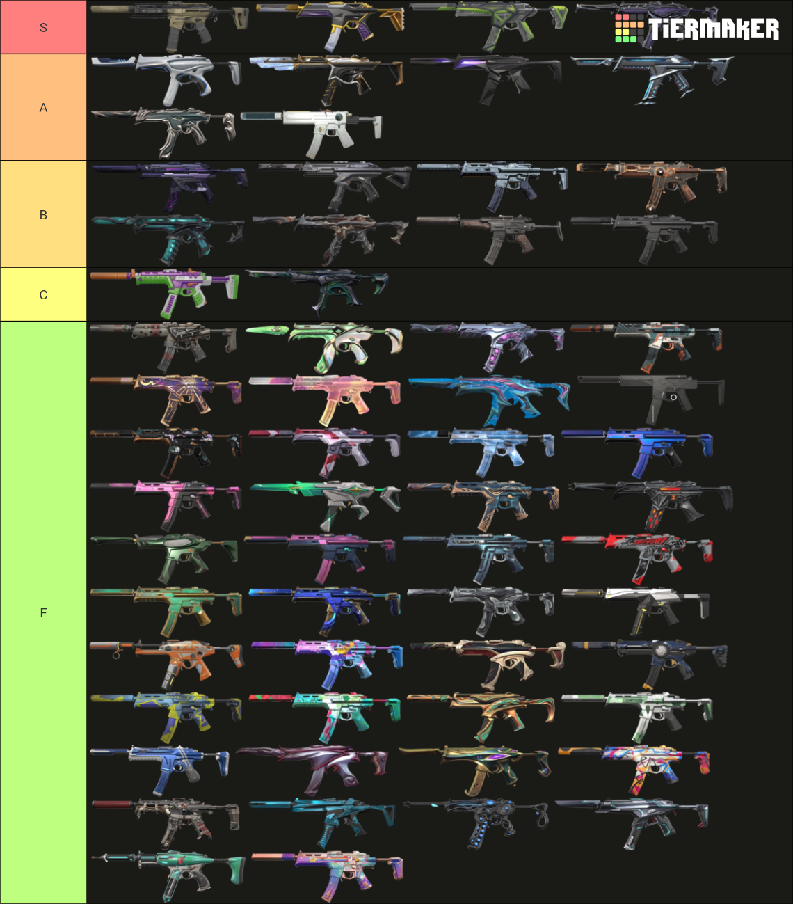 Valorant Spectre Skins (April 2025) Tier List (Community Rankings ...