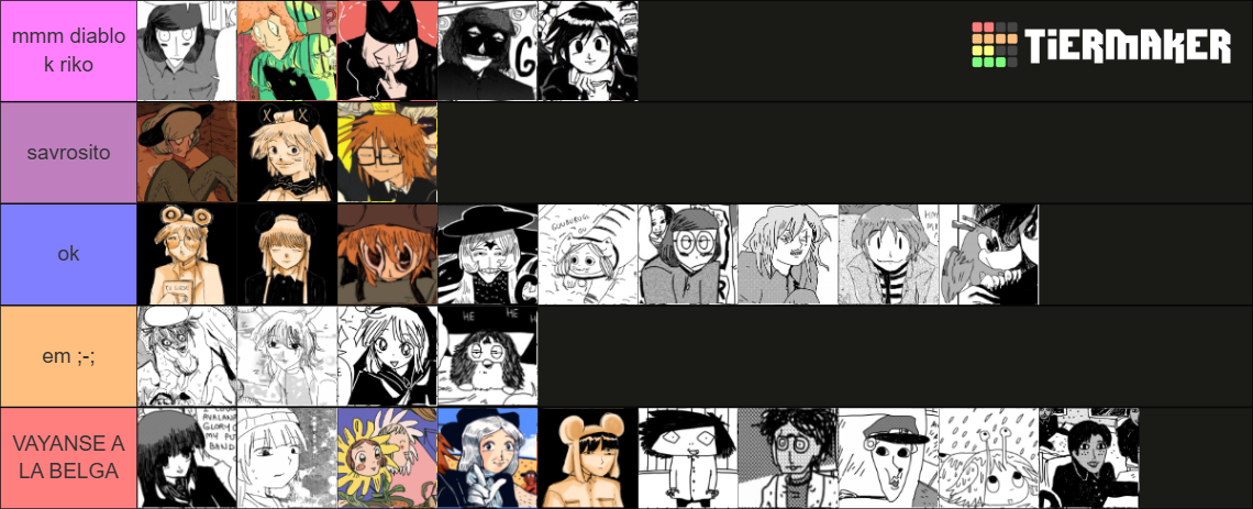 Ranfren Characters Tier List (Community Rankings) - TierMaker