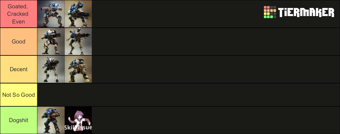 Titanfall 2 Titan Tier List (Community Rankings) - TierMaker