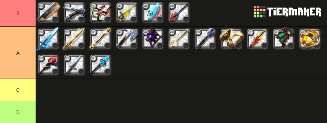 Albion Online Weapons (All Crystal Weapons) Tier List (Community ...